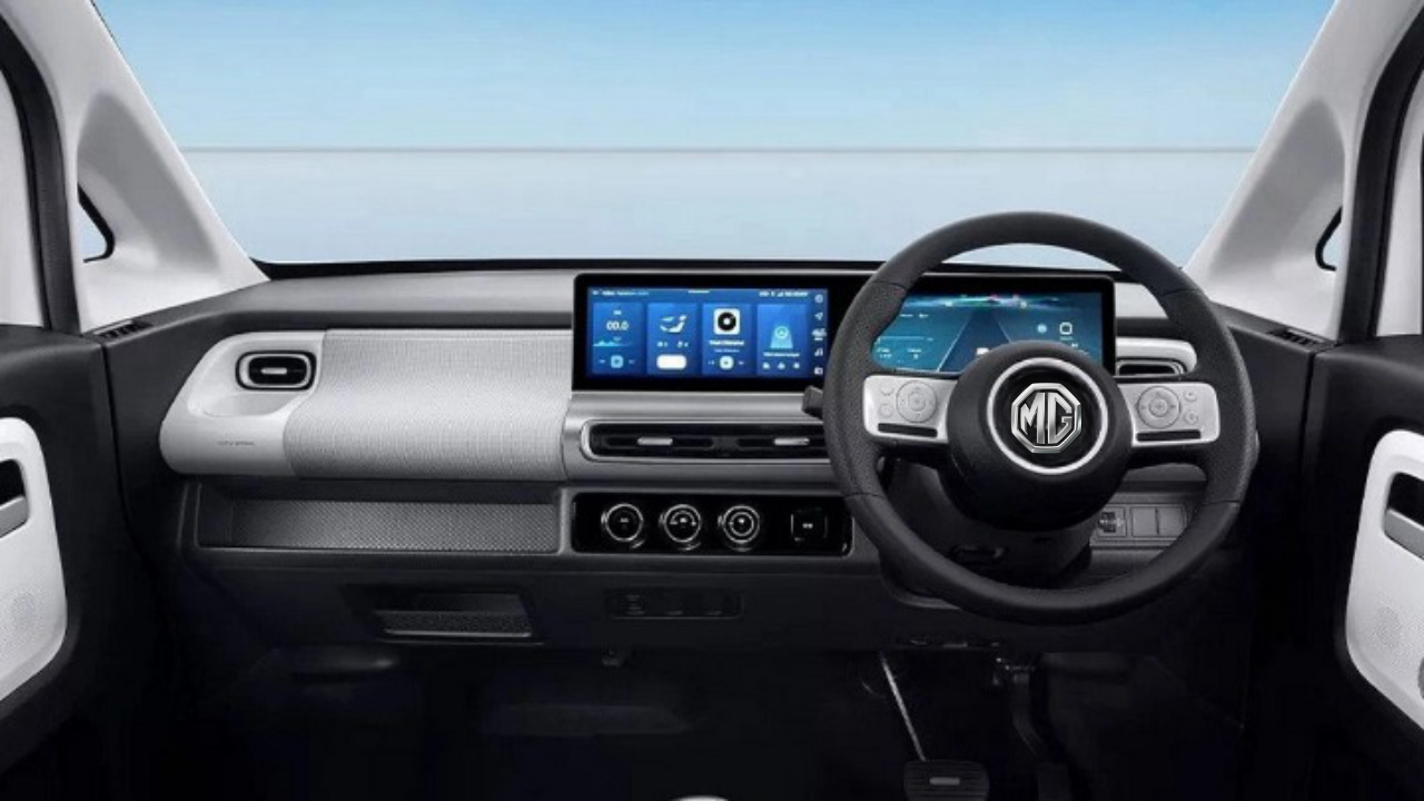 New EV MG Comet teased again, featuring infotainment system | Team Ignition