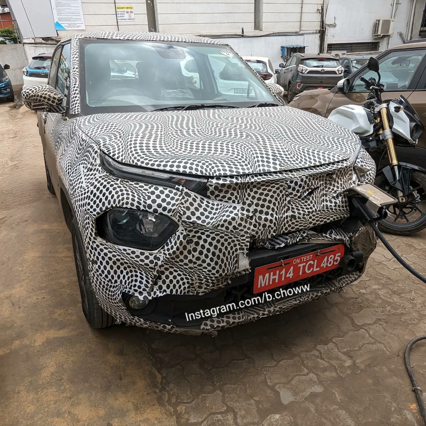 Tata Punch EV spied testing again ahead of its official launch next ...
